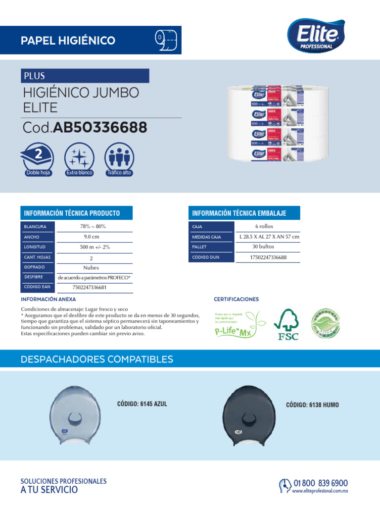 Ficha Tecnica Elite-6688 | PDF