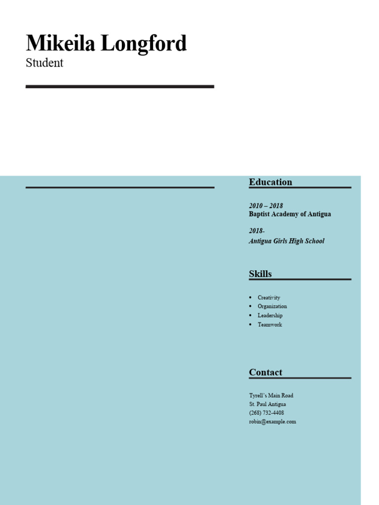 Reume&Cover Letter | PDF