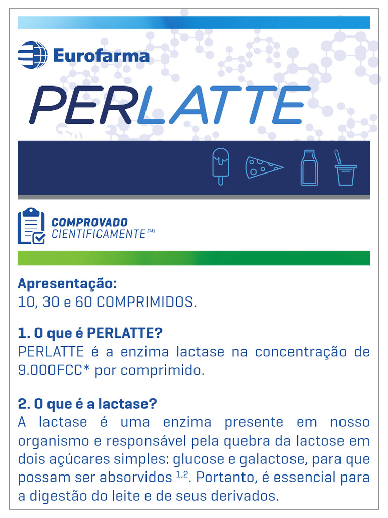 Bula Perlatte 9000fcc Com 30 Comprimidos Eurofarma 28841 | PDF