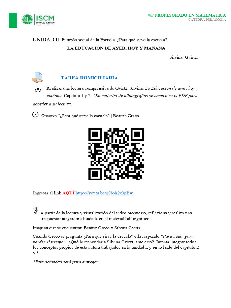 Lectura de Clase - Gvirtz Cap. 2 y 3 | PDF | Conflicto (proceso ...