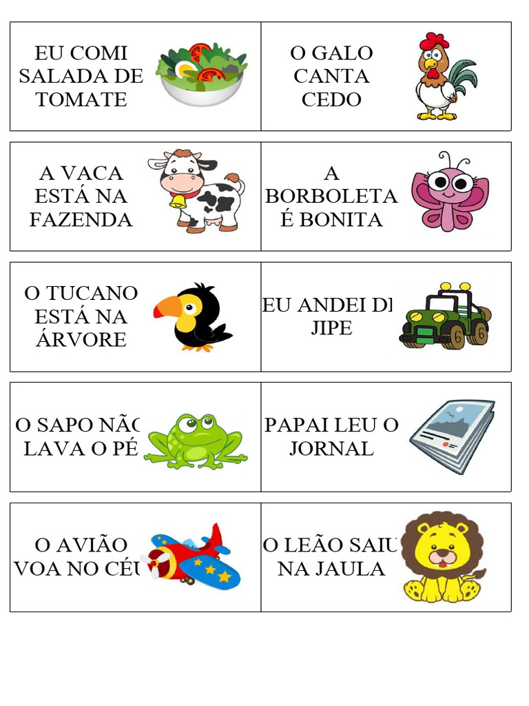 Fichas Frases | PDF