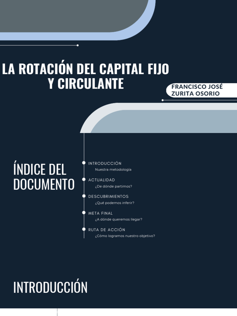 La Rotación Del Capital Fijo y Circulante | PDF