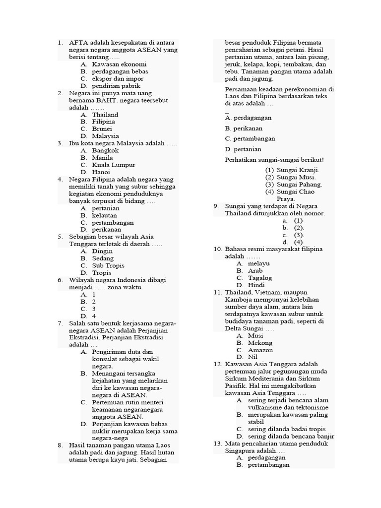 Latihan Soal Ips | PDF
