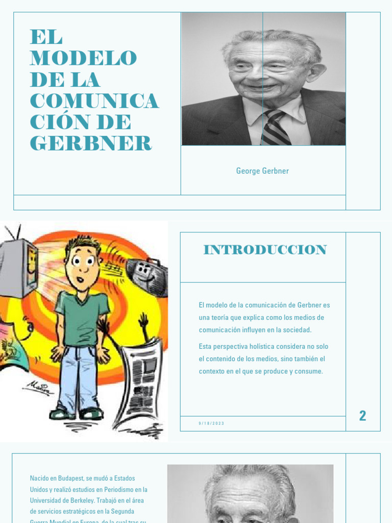 El Modelo de La Comunicación de Gerbner | PDF | Comunicación