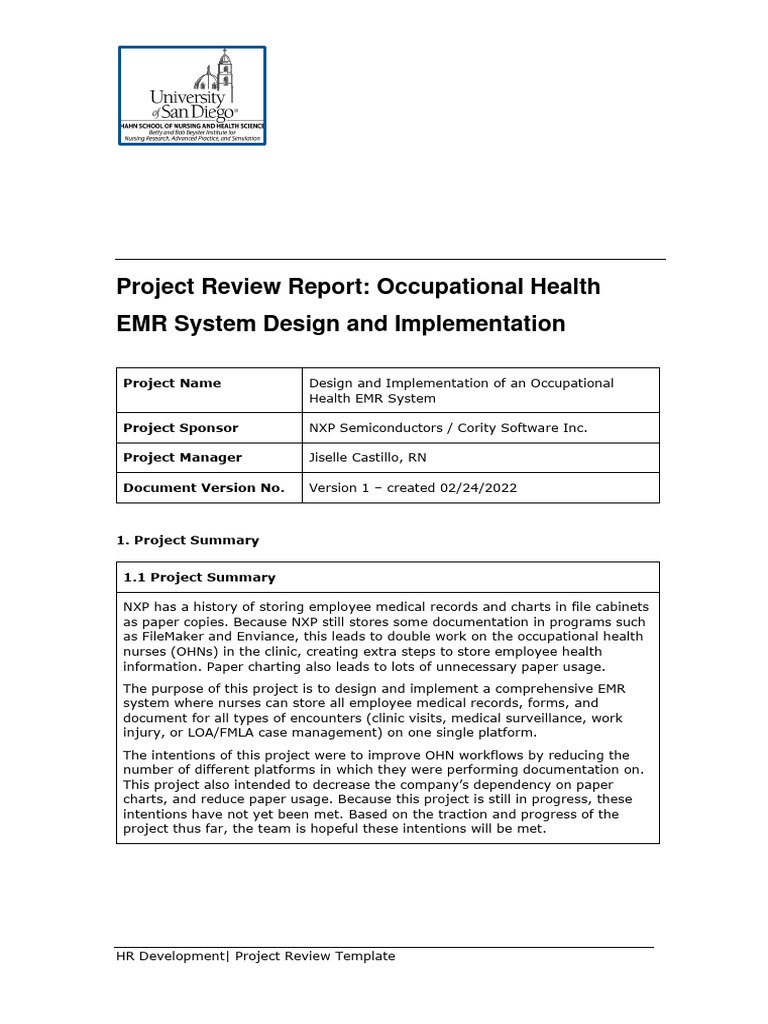 Module 7 - Project Scope - JC | PDF | Electronic Health Record | Computing