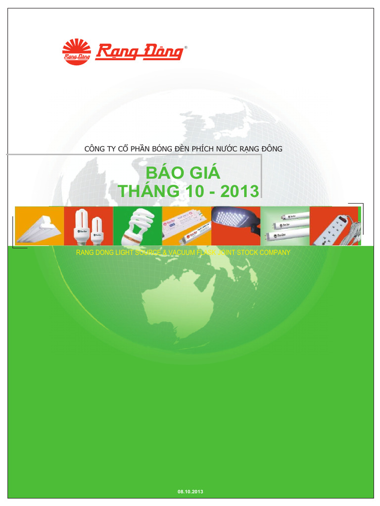 Rang Dong - Bao Gia TBCS T10 2013 | PDF