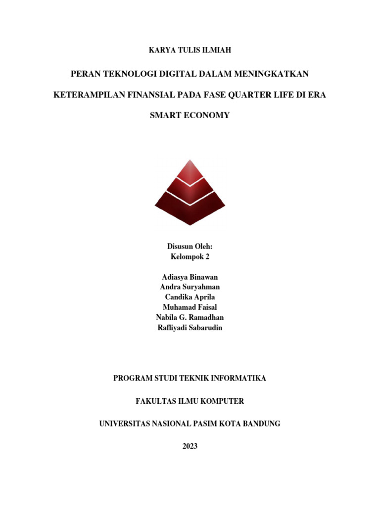 Peran Teknologi Digital Dalam Meningkatkan Keterampilan Finansial Pada ...