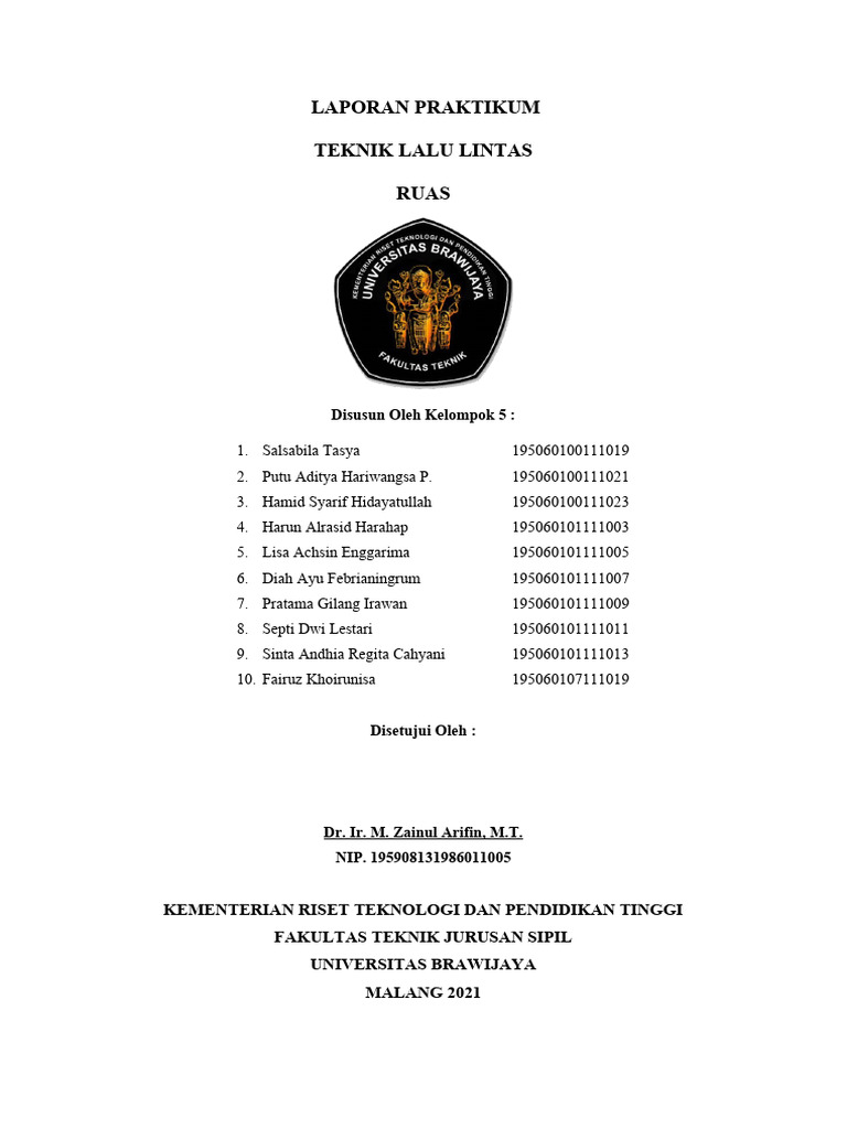 Laporan Ruas Ciliwung Bawah Kel 5 | PDF