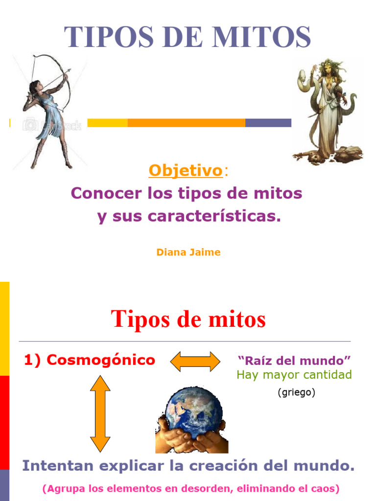Tipos y características de mitos | PDF