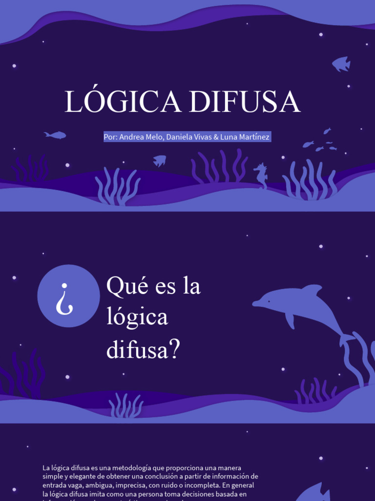 Diapositivas Lógica Difusa | PDF | Lógica difusa | Science