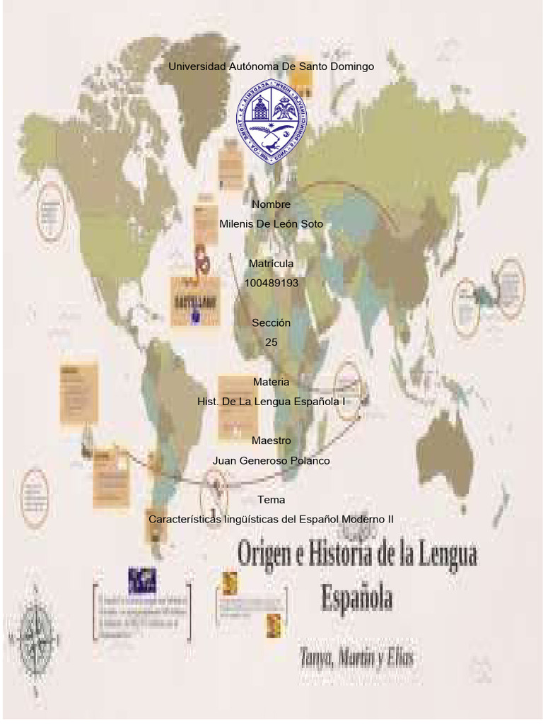 Caracteristicas Linguisticas Del Español Moderno II | PDF | Lengua ...