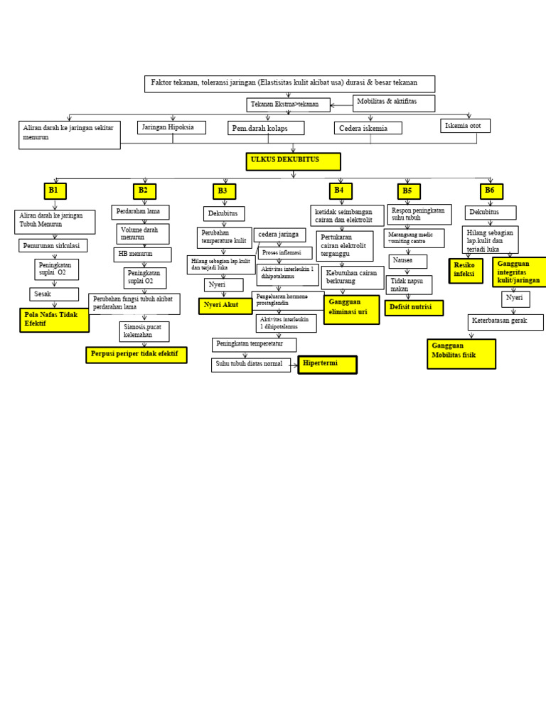 Patofisiologi dan Penanganan Dekubitus | PDF