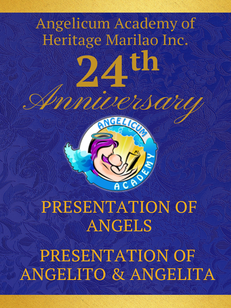 Navy and Gold Modern Elegant Anniversary Charity Ball Program | PDF ...