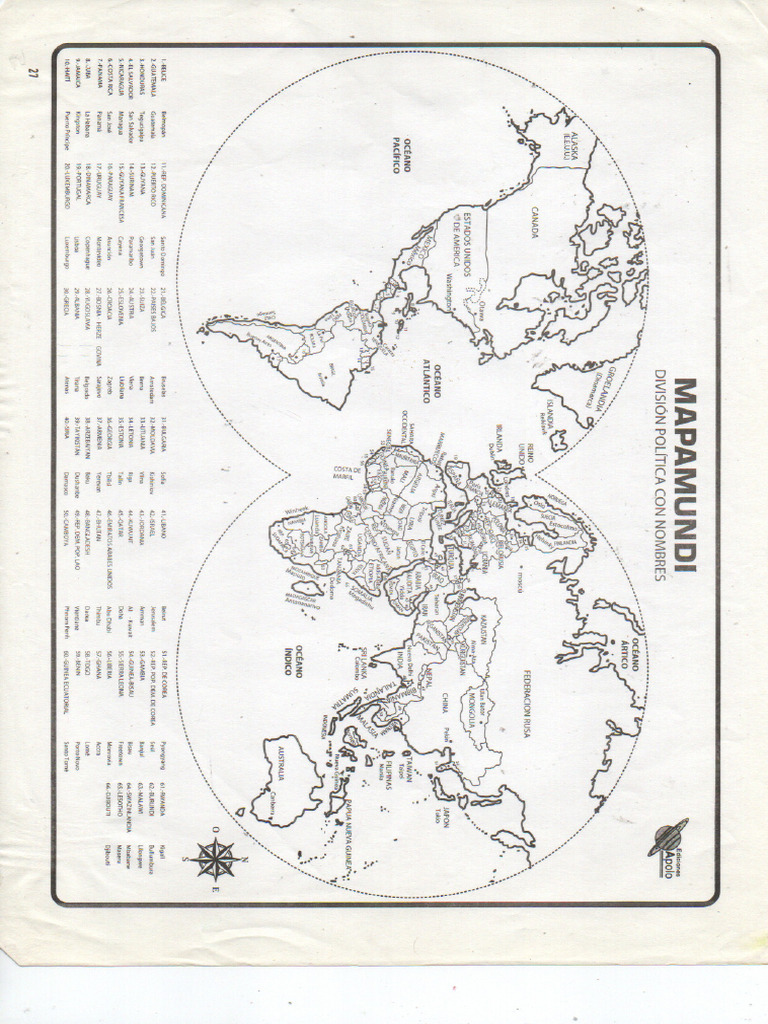 Mapa Mund | PDF