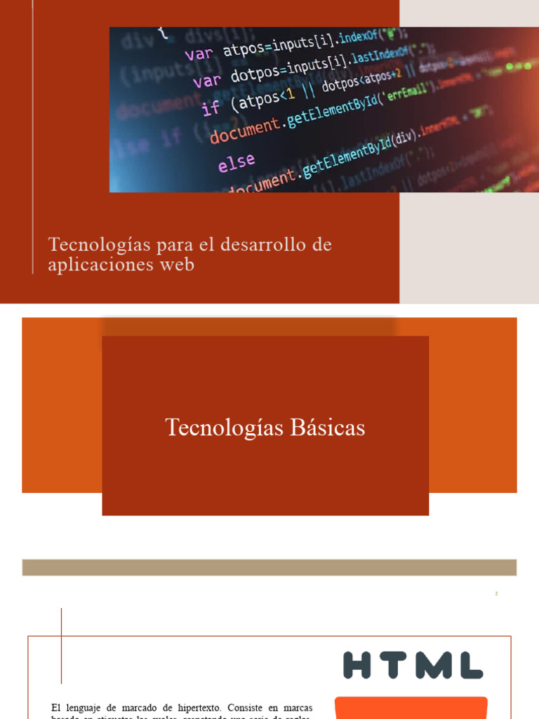 Tecnologías Para El Desarrollo de Aplicaciones Web | PDF | Bases de datos | Script Java