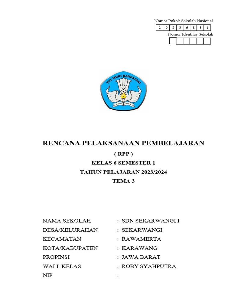 RPP Kelas 6 Tema 3 (Tokoh Dan Penemuan) | PDF