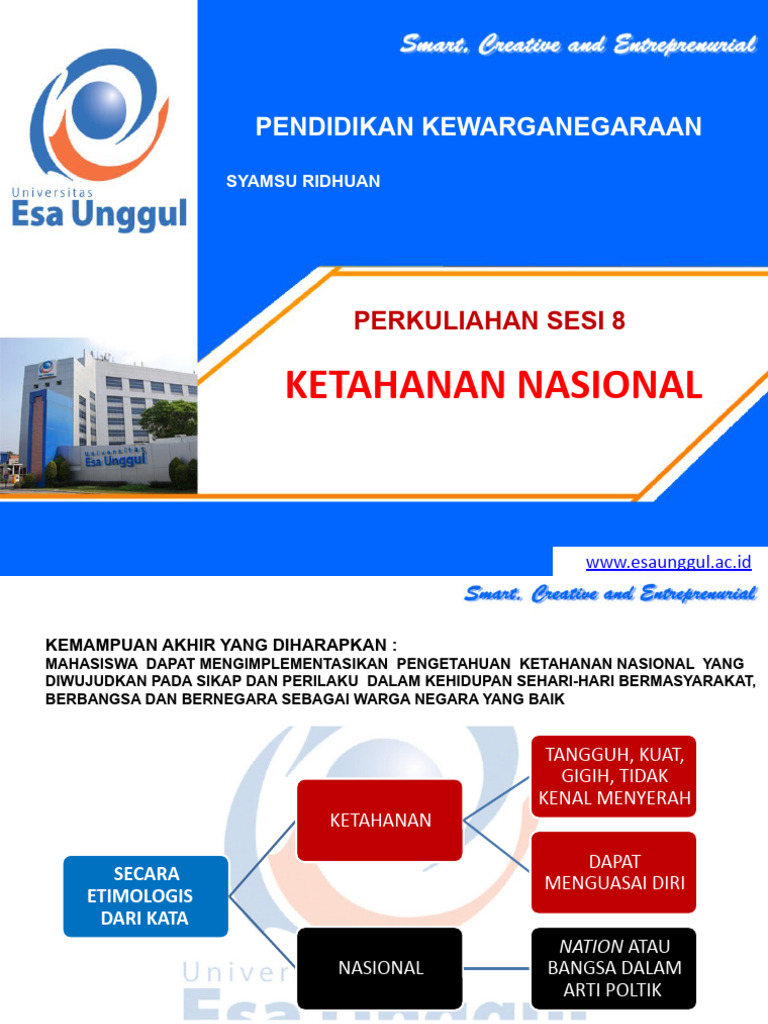 Modul 08-Kwn Ketahanan Nasional | PDF | Ilmu Sosial | Perjalanan