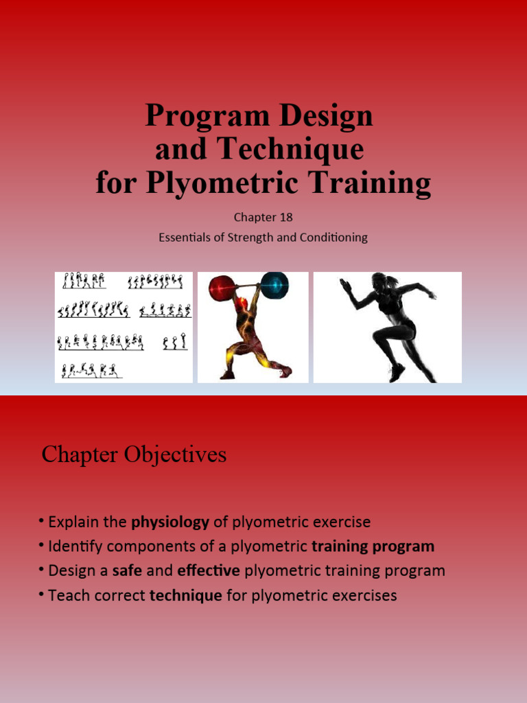 CH 18 - Plyometric Training | PDF | Strength Training | Skeletal Muscle