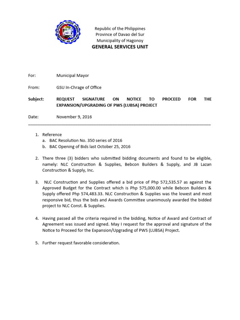 Cover Letter Bac Notices | PDF