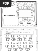 Actividades para Practicar Mi Nombre | PDF