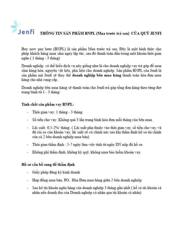 BNBL - Jenfi | PDF