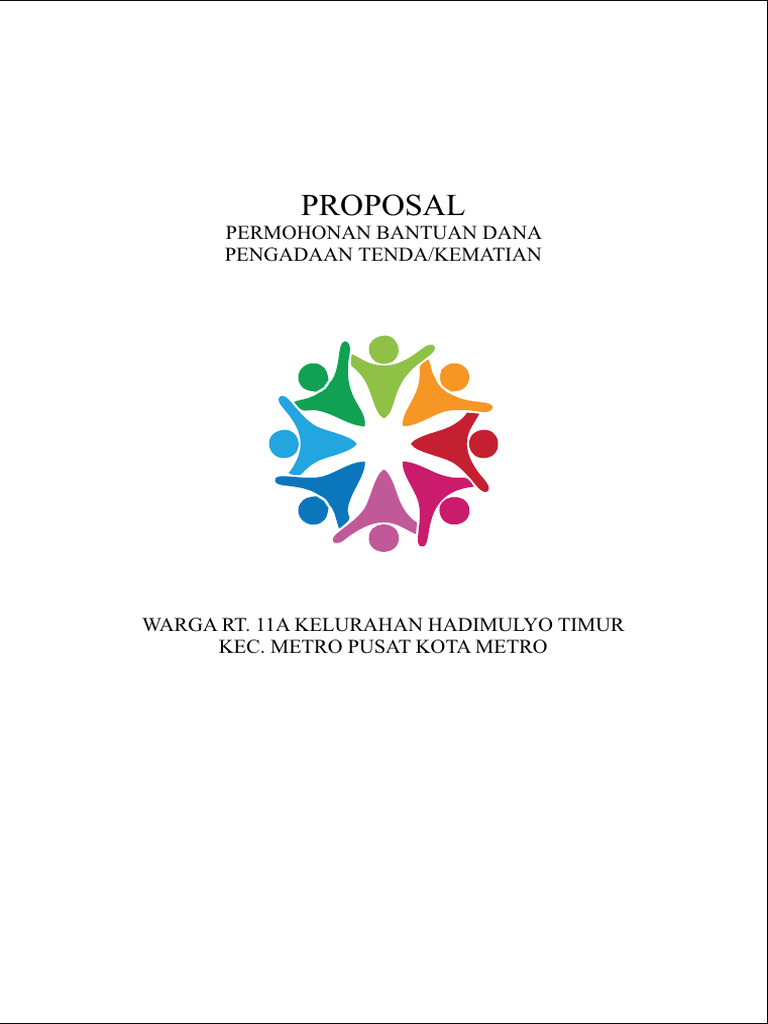 Proposal Pengadaan Tenda Kematian Warga | PDF