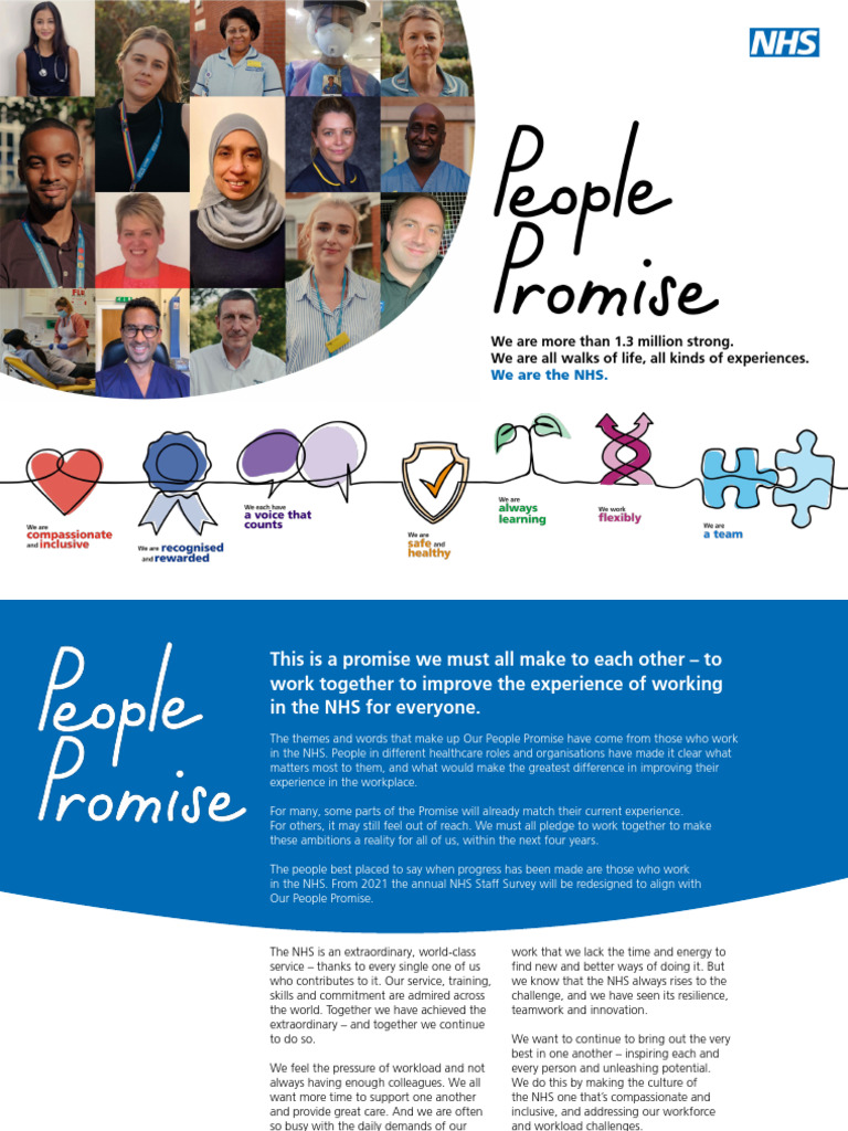 NHS People Promise | PDF | National Health Service