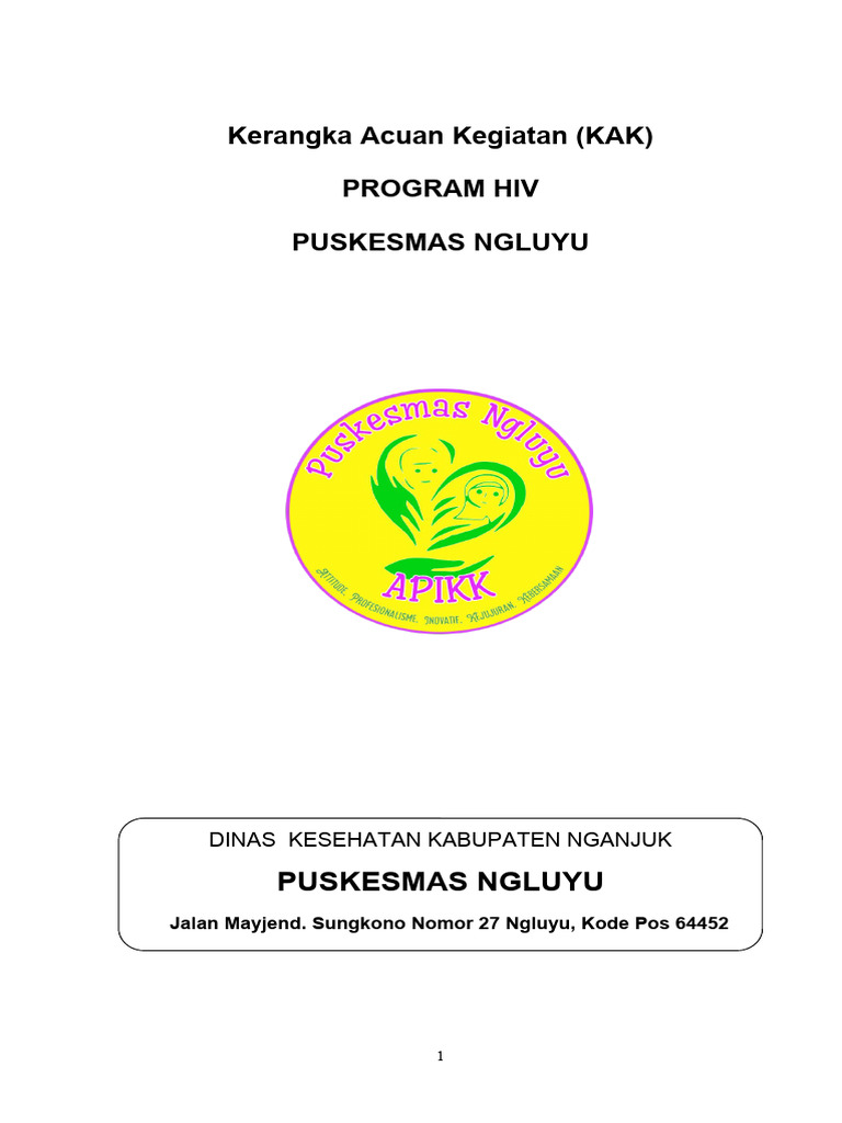Program HIV Puskesmas Ngluyu | PDF