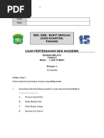 Uasa BM THN 4 Set 1 20242025 by Cikgu Gorgeous | PDF