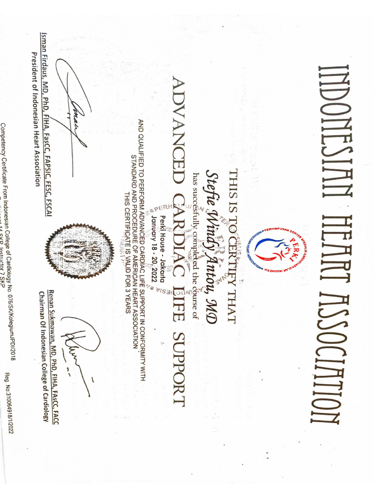 ACLS DR Stefie | PDF