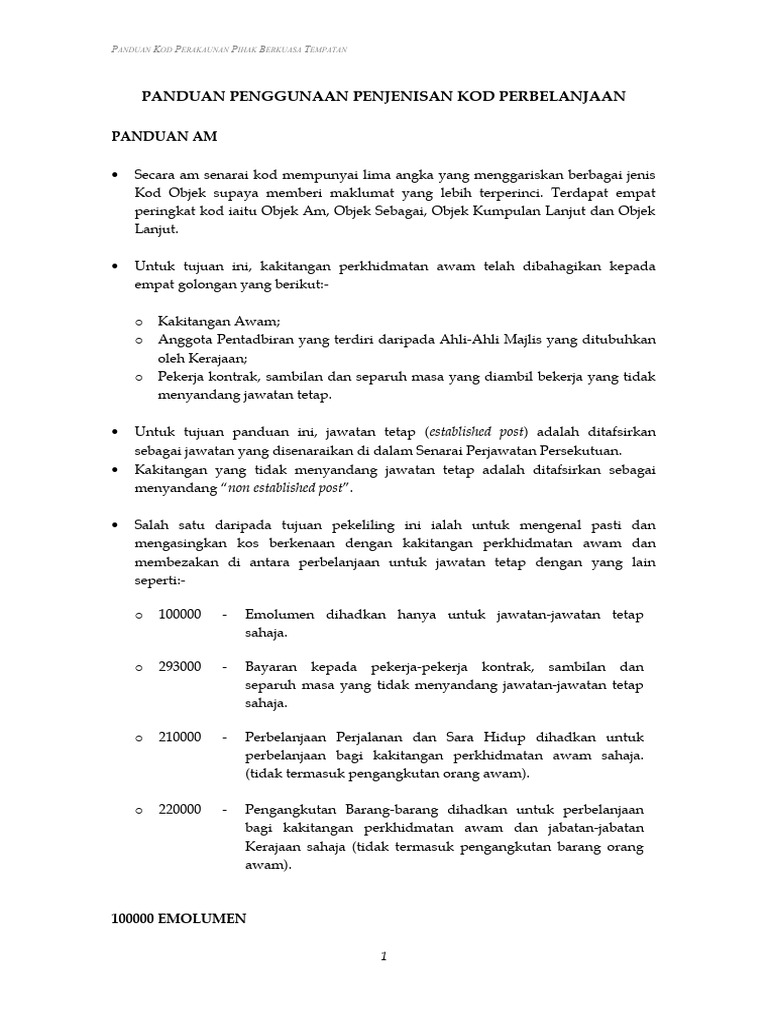 Panduan Kod PBT | PDF