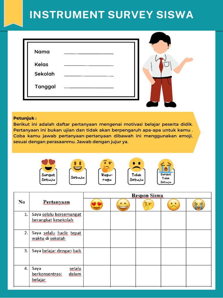 Instrument Survey Siswa | PDF