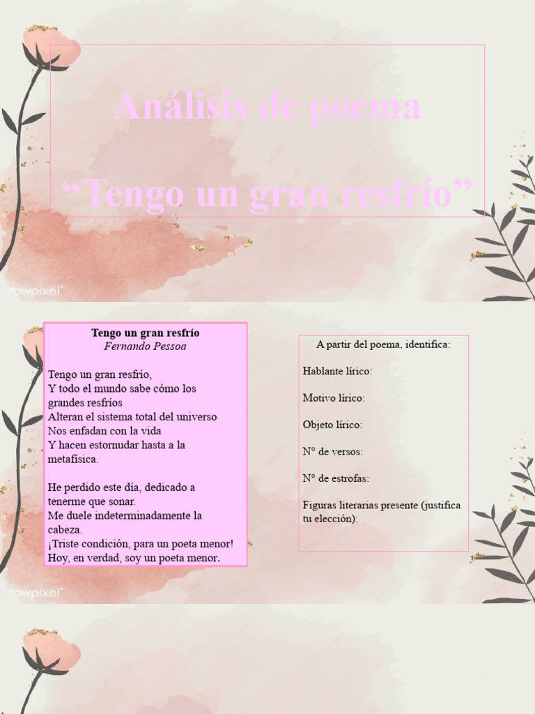 Análisis de poema 6° | PDF | Poesía