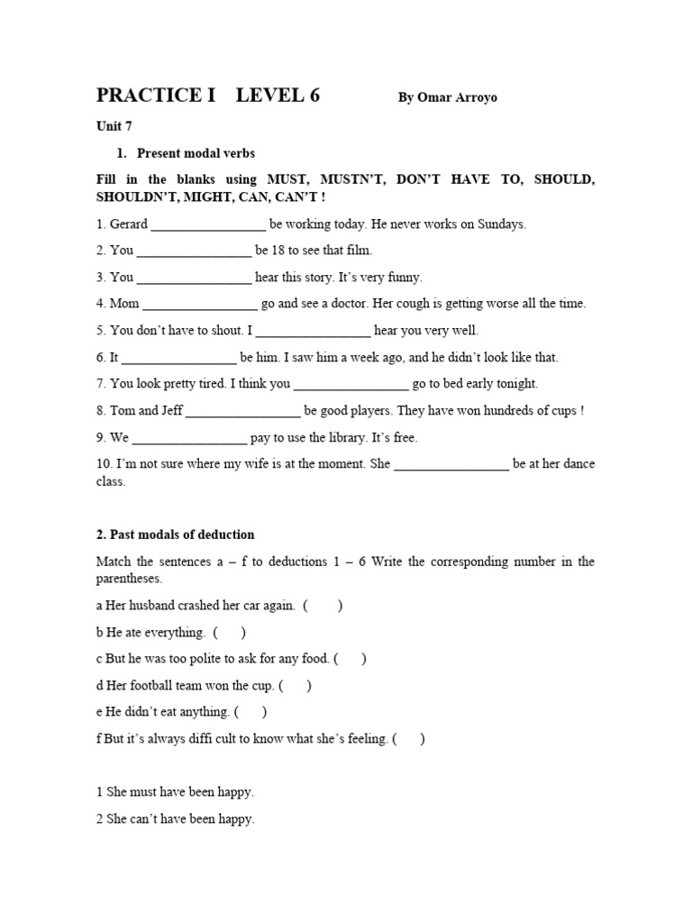 English Grammar Practice Exercises | PDF | Grammar | Semantic Units