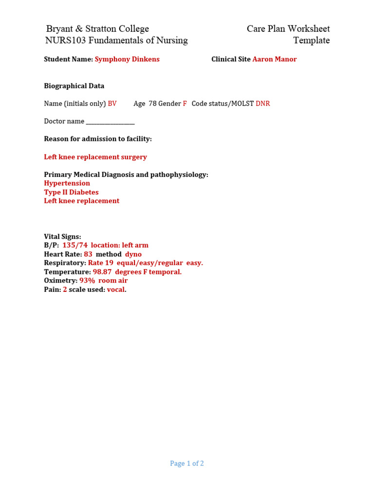 Care Plan Worksheet #2 | PDF | Constipation | Gastroenterology