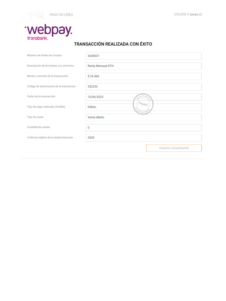 Webpay | PDF
