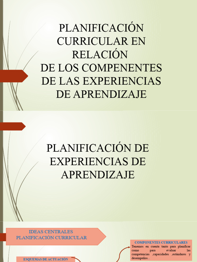 PLANIFICACIÓN ESPERIENCIAS DE APRENDIZAJE | PDF | Aprendizaje | Ciencia cognitiva