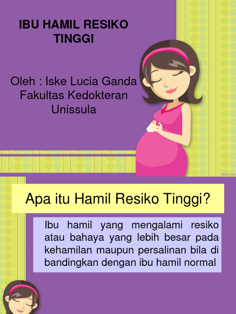 materi ibu hamil resiko tinggi | PDF