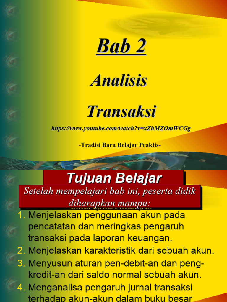Bab2-Analisis Akdan Transaksinya | PDF