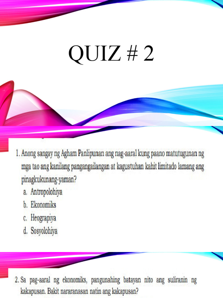 Sistemang Pang Ekonomiya | PDF