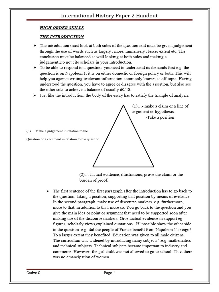 Lower 6 European History Notes (Masvodza) | PDF | Taxes | French Revolution