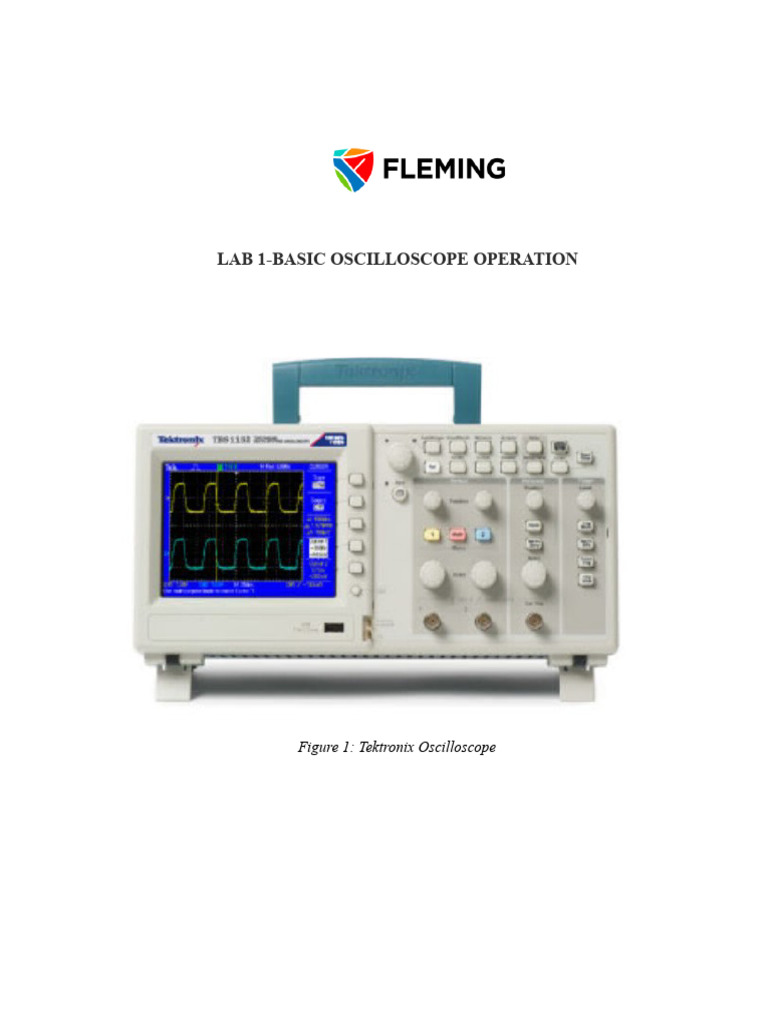 Basic Oscilloscope Operation Guide | PDF | Electrical Engineering ...