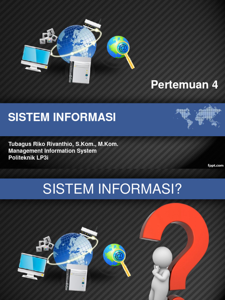 Pertemuan 4 Sistem Informasi | PDF