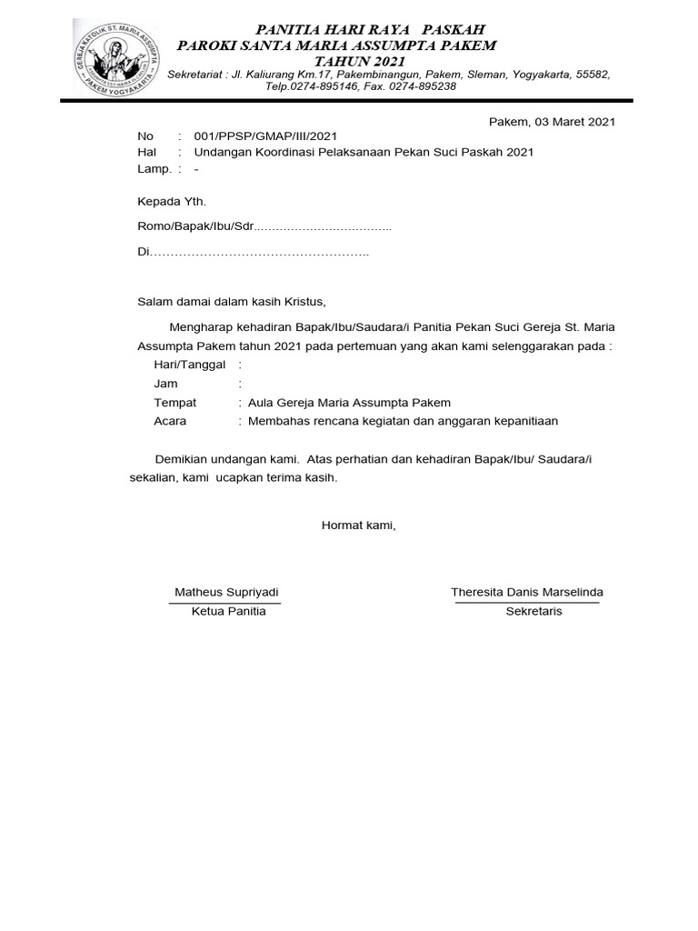 Contoh Surat Surat Perizinan Pdf