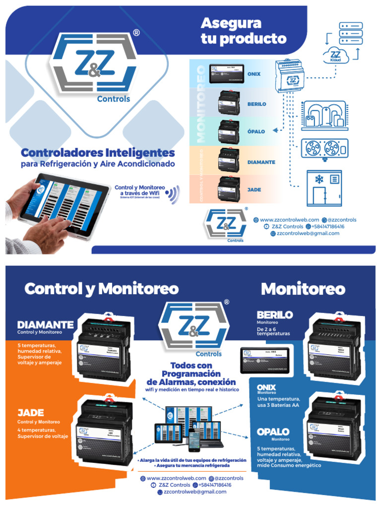6-Equipos Z&Z Controls | PDF | Temperatura | Automatización de edificios