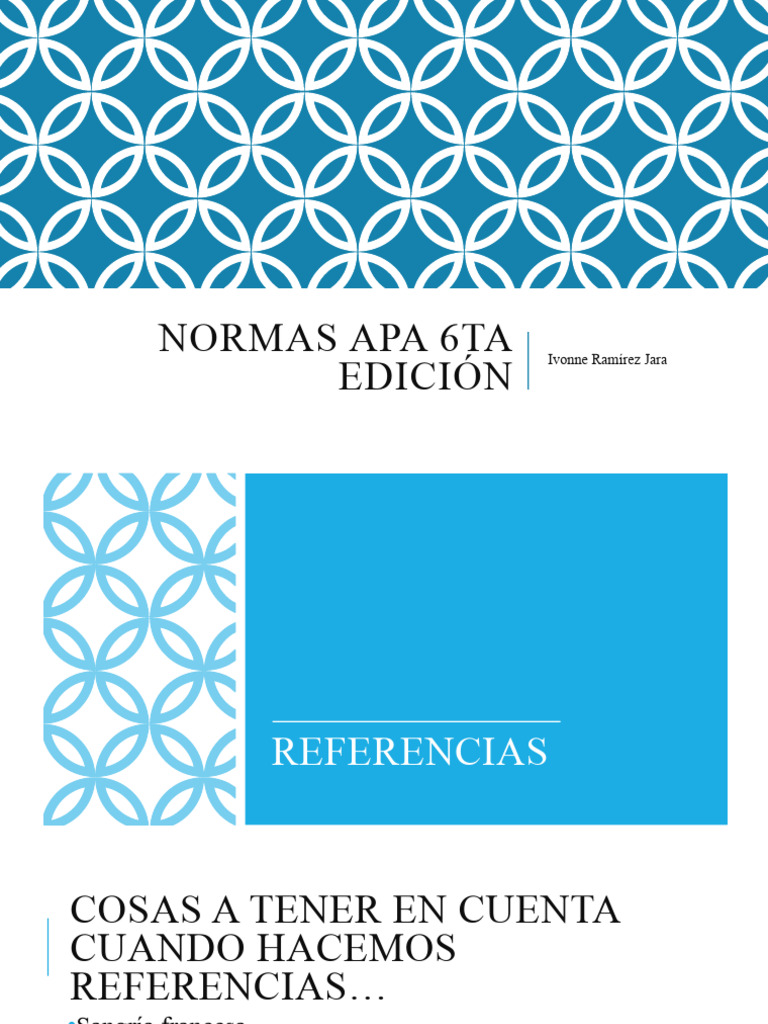 Normas Apa 6ta Edición | PDF
