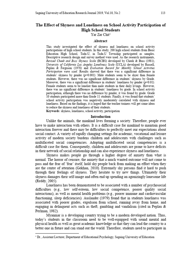 Dr. Yar Zar Chit | PDF