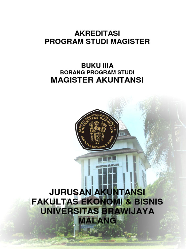 Akreditasi Magister Akuntansi UB | PDF