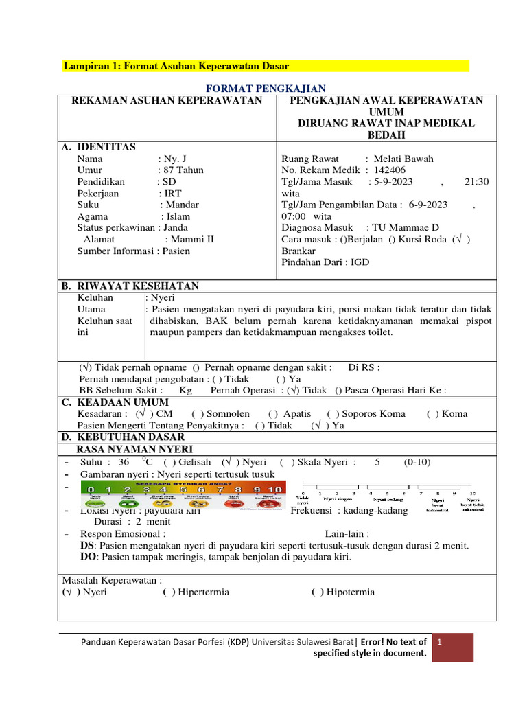 Askep - KDP Melati Bawahh | PDF