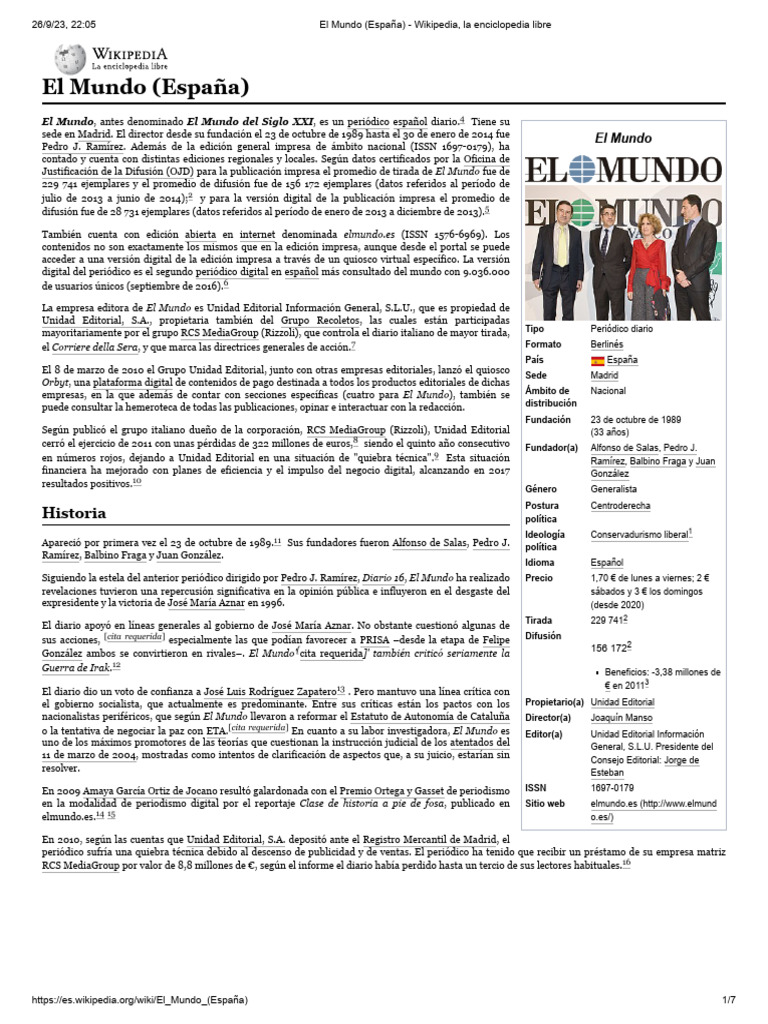 El Mundo Mundo | PDF